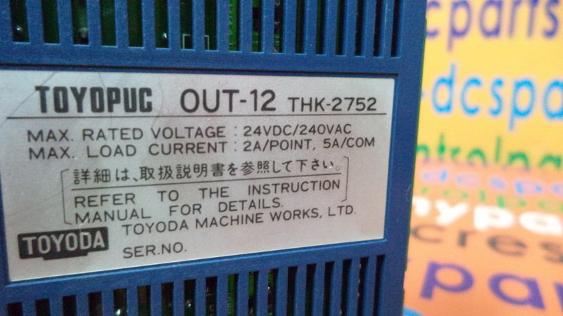 TOYOPUC THK-2752 - 裕益科技自動化設備可程式編碼器PLC分散式控制系統DCS